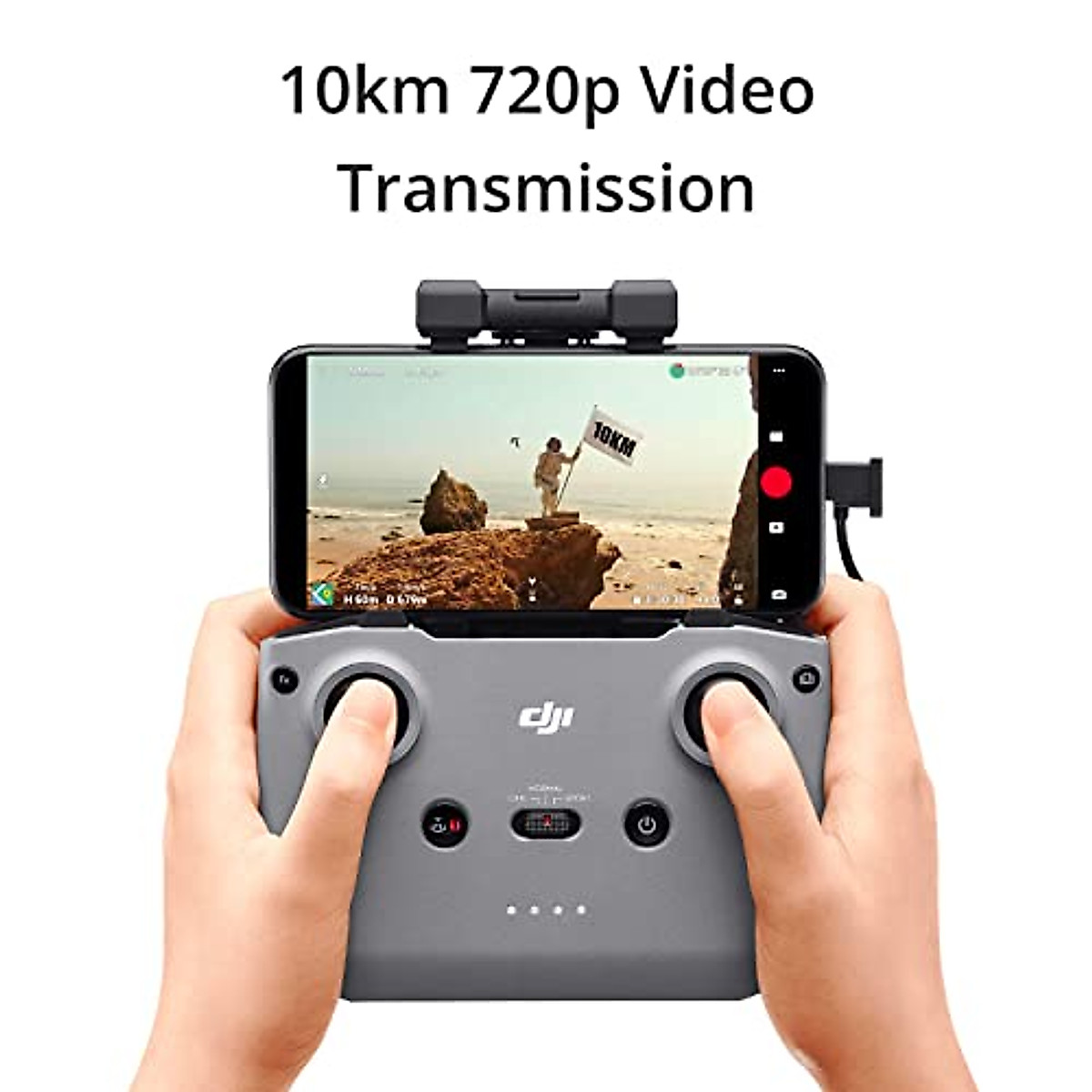 DJI Mini 2 Fly More Combo – Ultralight Foldable Drone, 3-Axis Gimbal with 4K Camera, 12MP Photos, 31 Mins Flight Time, OcuSync 2.0 10km HD Video Transmission, QuickShots, Gray