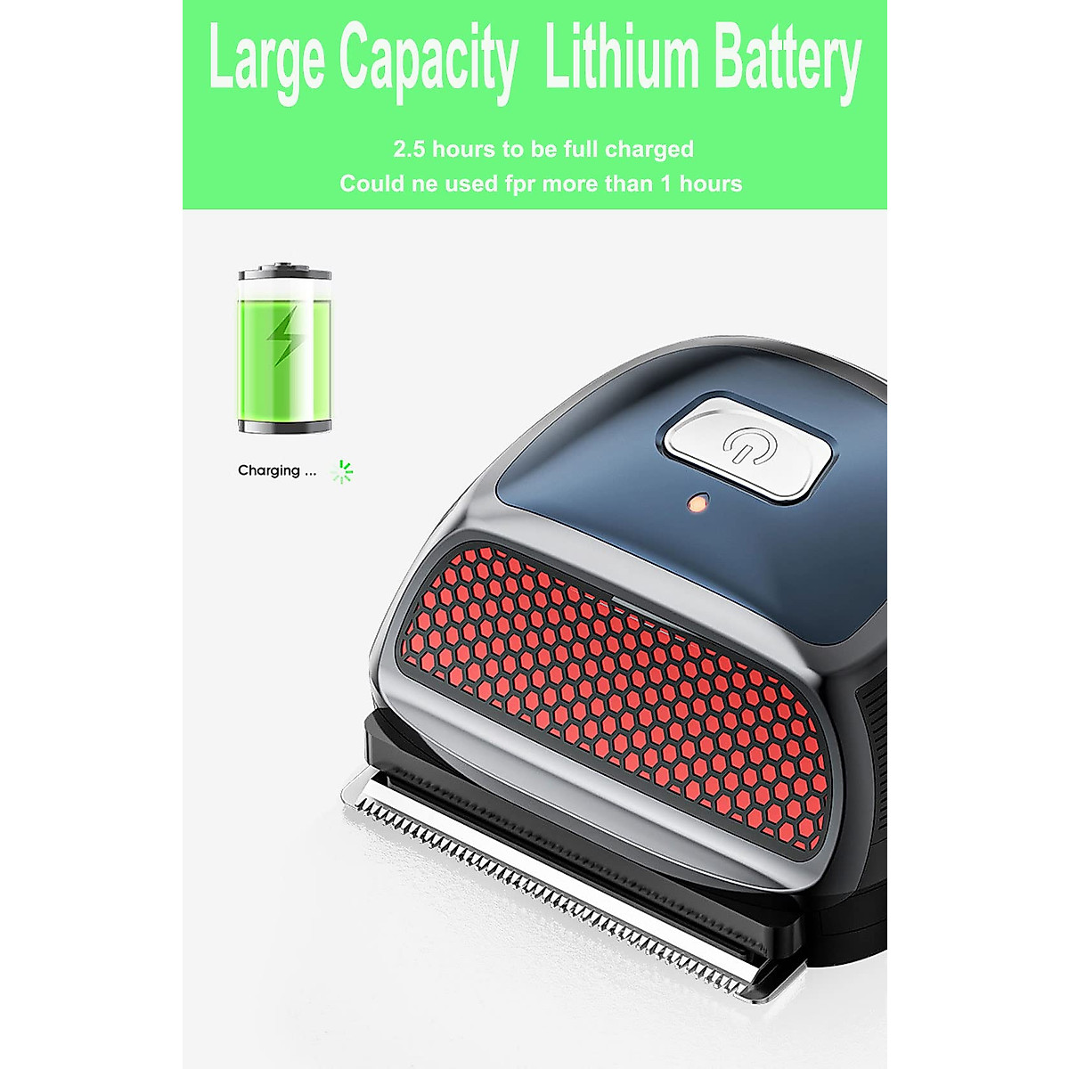 SUYOOULIN Hair Clippers, Shortcut Self-Haircut Kit for Men, Self Grooming Rechargeable Hair Trimmer Professional Hair Cutting with 9 Limited Combs