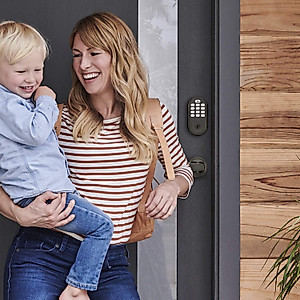 Yale Assure Lock - Keypad Door Lock in Bronze, Keypad with Key