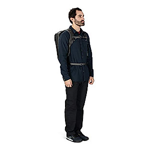 Osprey Transporter Panel Loader Laptop Backpack, Camo Black, One Size