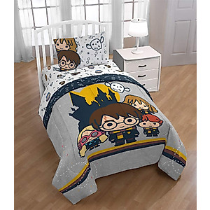 Jay Franco Harry Potter Charms 3 Piece Twin Sheet Set
