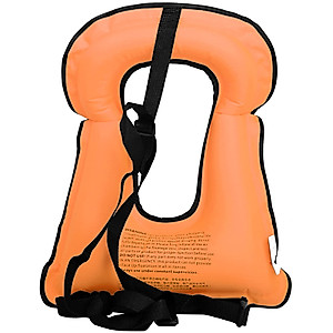 Snorkel Vest for Adults, Adjustable Light Snorkeling Jackets Safety Vests for Diving, Snorkeling, Swimming, Surfing (Up to 200 lbs Loading)