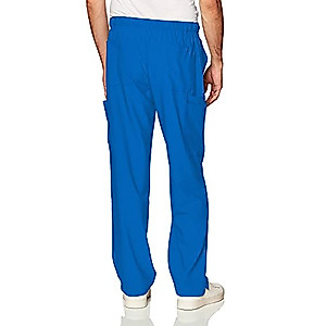 WonderWink W123 Men’s Flat-Front Cargo Pant — Royal, Large