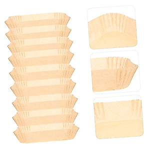 UPKOCH 100pcs Air Fryer Liner Disposable Underpads Round Parchment Paper Square Baking Pan Oven Baking Accessories Air Fryer Liner Trays Parchment Paper for Baking Air Fryer Accessories