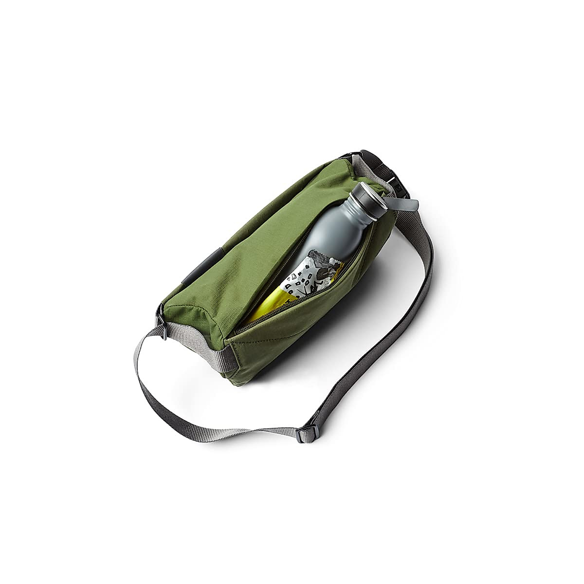 Bellroy Mini Sling Slim Shoulder Bag for Men and Women, Lightweight, Water Resistant, Multiple Organisation Compartments - Ranger Green