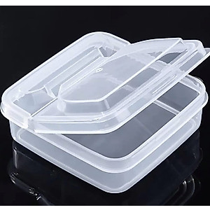 (2 pack) Plastic Refrigerator Storage Cheese Box, Cheese Container, Cheese Slice Storage Box, Square Refrigerator Box for Food Storage and Oragnization