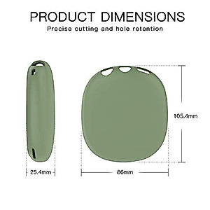 Tucana Silicone Earpads Full Cover Compatible for AirPods Max Headphones, Anti-Scratch Shock Protectors for AirPods Max, Ear Cushions