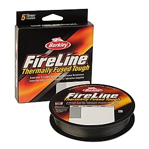 Berkley FireLine® Superline, Smoke, 8lb | 3.6kg, 125yd | 114m Fishing Line, Suitable for Freshwater Environments