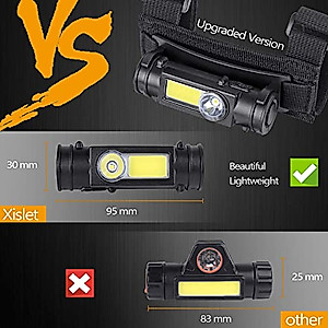 2 Pack UTV Dome Lights, Xislet Rechargeable UTV Interior LED Light Compatible with Polaris RZR Ranger Can-Am Maverick Honda Talon 1.25"-2.0" Roll Bar Cage Roof Lights