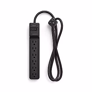 NXT Technologies 24373161 6-Outlet Surge Protector 4Ft Cord 600 Joules