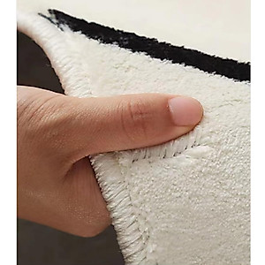 Generic Irregular Shaped Rug Funny Soft Anti-Slip Rug for Living Room Bathroom Decor Bedroom Bathroom Door Mat(C) (120x160cm/47x63in,Apricot)