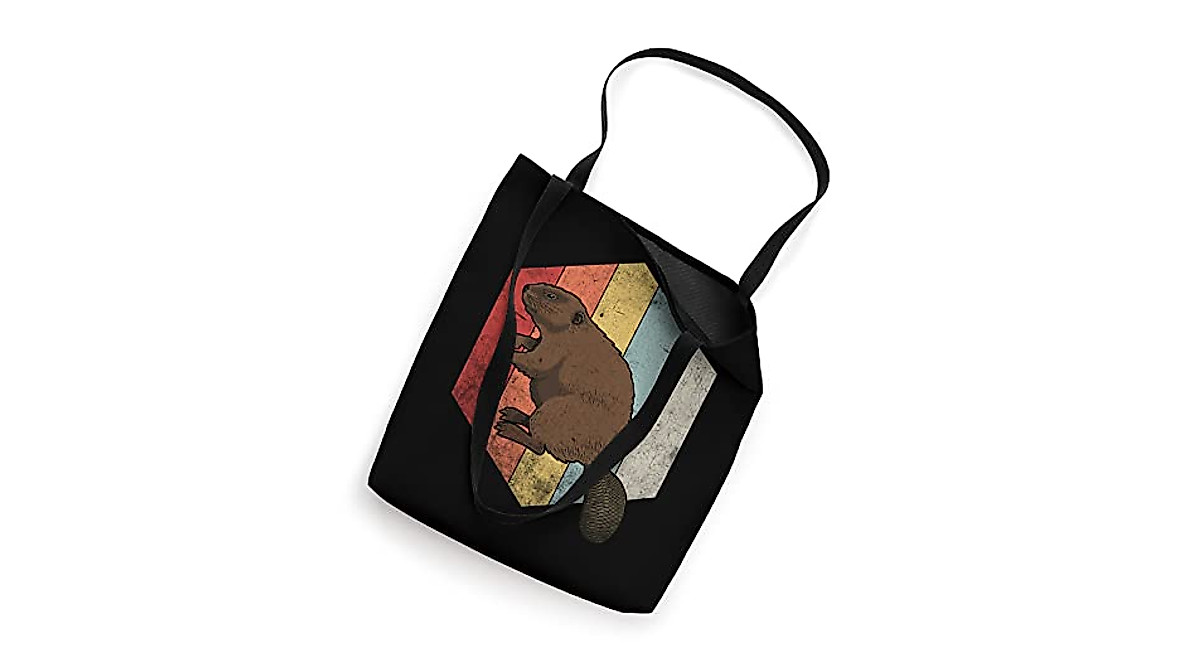 Beaver Retro Vintage Tote Bag | Perfect Gift for Beaver Lovers