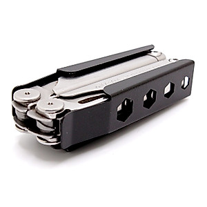 WAVE PLUS/NEW WAVE Sheath Compatible with Leatherman Multitools Made in The USA made of spring steel (TOOL NOT INCLUDED) (2.25" BELT CLIP)