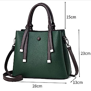 ZiMing® Fashion Handbag Large Capacity Tote Bag Top Handle Handbag Shoulder Bag-White