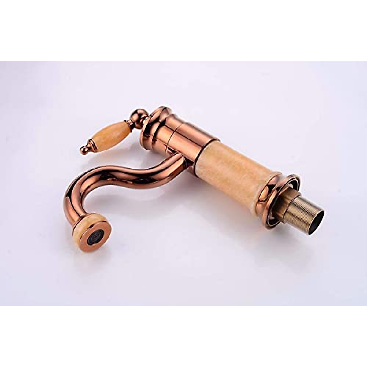 WHLMYH Sink Tap，Kitchen Bathroom Sink Tap，Bathroom Kitchen Leak Proof Faucet,Save Now Water,Ceramic Single Hole Valve Single Handle Bath