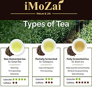 Oolong Tea Loose Leaf-16 Ounce-100% Natural Tea-Oolong Tea Leaves-110-150 Cups Servings By Imozai