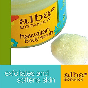 Alba Botanica Hawaiian Body Scrub, Revitalizing Sea Salt, 14.5 Oz