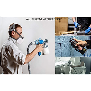 SYINE Safety Mask Industrial Gas Spray Paint Dustproof Breathing Respirator Mask,Medium,1 Set