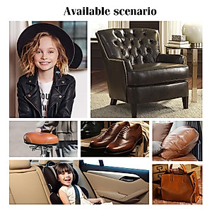 CHEIGHY Leather Repair Kit for Furniture - Advanced PU Material, Strong Self Adhesive Leather Repair Patch for Couch 3.9X79 inch Vinyl Repair Tape for Car Seat Upholstery Sofa Office Chair (Black)