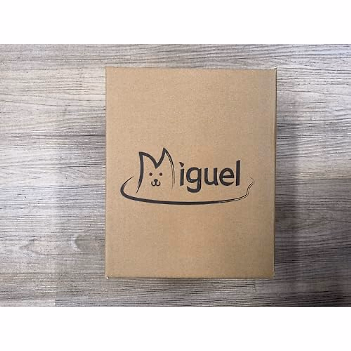 Miguel Removable Washable Dog Bed for Medium Dog - Rectangle Pet Bed for Large Cats with Zipper Cover Bolster Cuddle Puppy Bed with Supportive Side Wall Slip-Resistant Bottom, Dark Gray 30 Inch