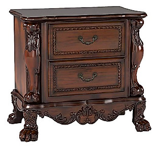 ACME Dresden Nightstand - 12143 - Cherry Oak