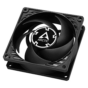 ARCTIC P8 (5 Pack) - 80 mm Case Fan, Pressure-optimised, Quiet Motor, Computer, Fan Speed: 3000 RPM - Black