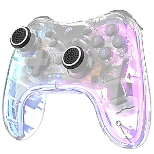 Fosmon (Set of 4) Analog Stick Joystick Controller Performance Thumb Grips Compatible with PS5, PS4, Xbox One, Xbox Series X/S compatible with Nintendo Switch Pro (Black/White)