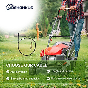 DEHOMKUS GY21106 GY20156 Clutch Cable Fits for 42 inch John Deere Sabre Scotts L100 L105 L107 L108 L110 L111 L118 L120 LA100 LA105 LA110 LA115 LA120 LA125