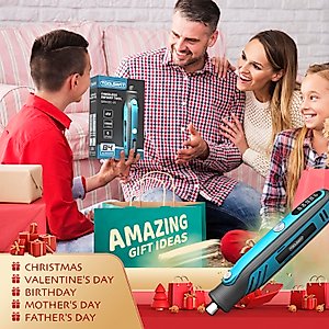 TOOLSBAT Cordless Rotary Tool Kit - 5-Speed Power Rotary Tools with 84 Accessories, 4V Rechargeable Power Rotary Tool, LED Screen Display, Tool Box for Grinding Drilling Cutting Handmade/DIY Creations