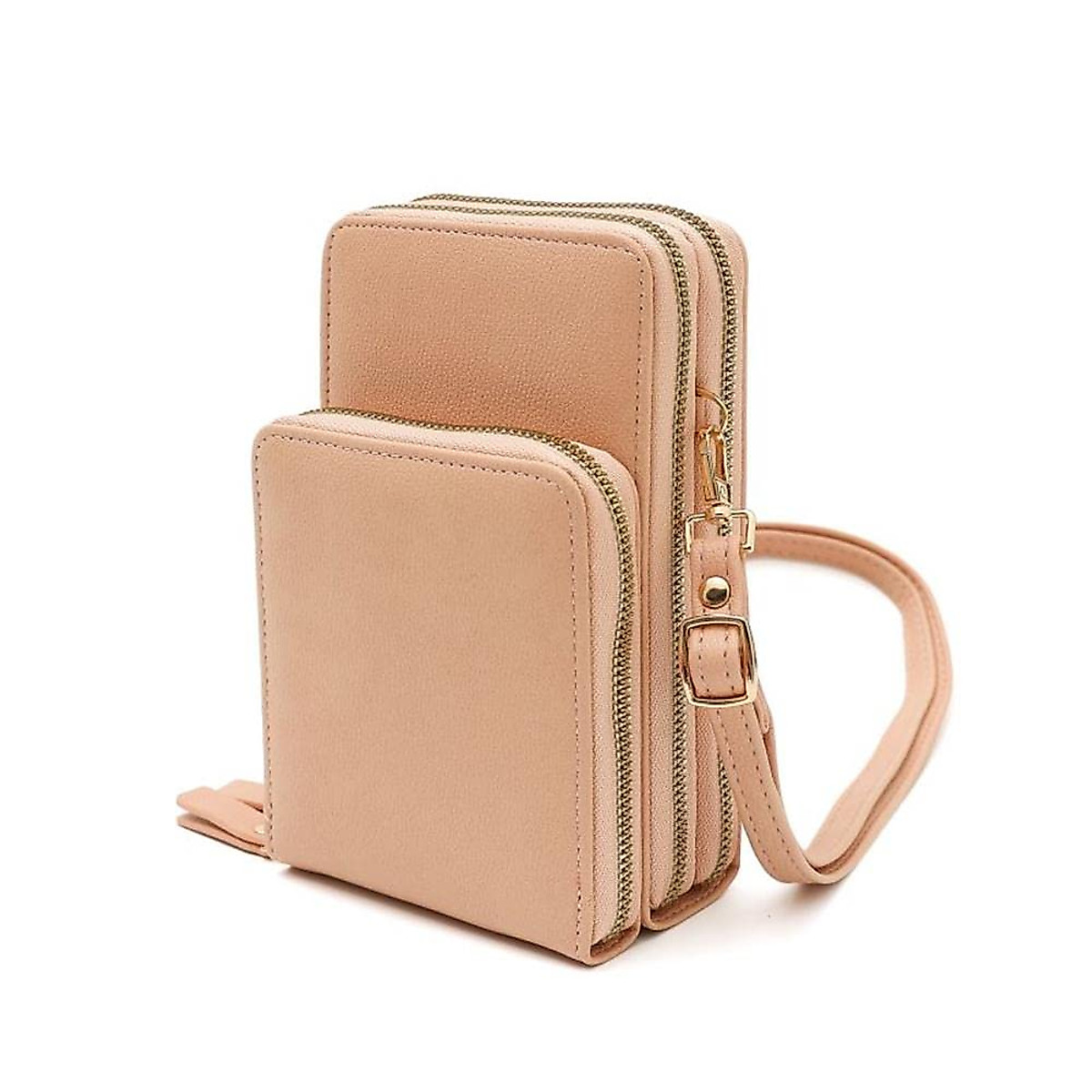 Small Crossbody Cell Phone Purse for Women Mini Messenger Shoulder Summer Leather Travel Ladies Handbag Wallet with Credit Card Slots