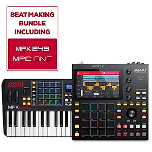 Akai Professional Beat Maker Bundle – MPC One Drum Machine/Sampler and MPK249 MIDI Keyboard Controller