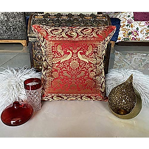 Boho Bohemian Style Home Sofa Bed Decorative Animal Design Throw Pillow Cover (16X16 Inch)