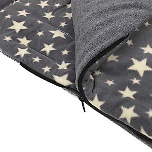 RUIXIA Winter Warm Thick Fleece Baby Stroller Sleeping Bag Detachable Universal Waterproof Toddlers Bunting Bag Double Zipper Closure Windshield Footmuff Newborn Infants Swaddle Blanket Pram Wrap
