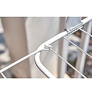 TOYLNGA Clothes Hanging Clothes Rack,Drying Rack,Multi Purpose Extendable Portability Drying Rack for Shoe&Socks (Grey)