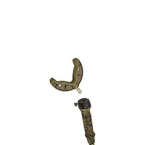 Allen Company The Shocker Tom Taker Click-Stix Shooting Stick by Allen, Collapsible Hunting Monopod, 36 inches, Green (21927)