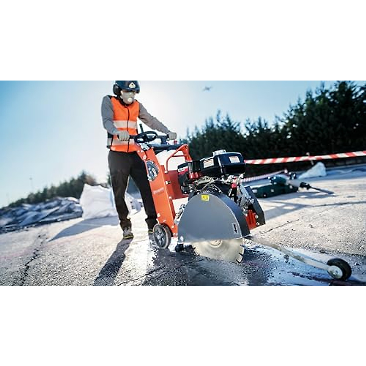 Bosch 2608603641 Diamond Cutting Disc for Asphalt, 0 V, Silver/Grey, 350 x 20 x 25.40 x 3.2 x 12 mm