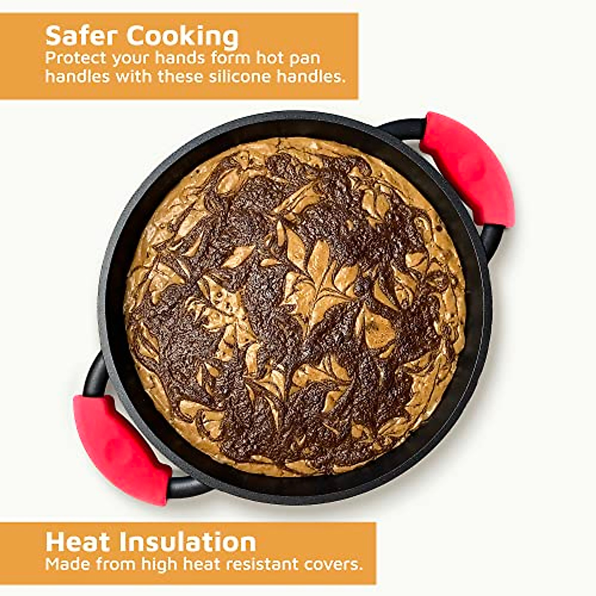 Jean-Patrique Silicone Handles for The Whatever Pan - Red