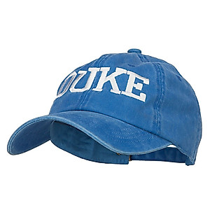 Duke Halloween Character Embroidered Dyed Unstructured Cap - Royal OSFM