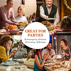 Lifewit Insulated Double Casserole Carrier Thermal Lunch Tote for Potluck Parties, Picnic, Beach, Fits 9 x 13 Inches Casserole Dish, Expandable by Mid Zipper, Grey