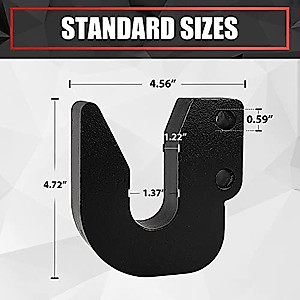 VIAGL Cat 1 Quick Hitch Top Hook Fit for Harbor Freight