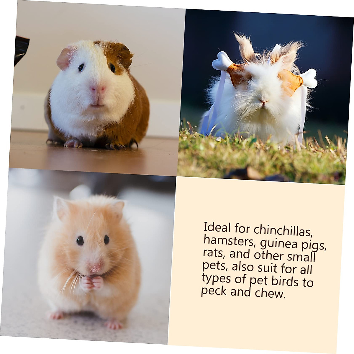 ABOOFAN 24 Pcs Pet Teething Takraw Ball Small Pet Chew Toy Hamster Toy Guinea Pig Boredom Breaker Exercise Teeth Care Toy Hamster Chew Toy Budgie Chew Toys Rabbit Rattan Hamster Supplies