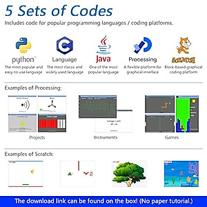 Freenove RFID Starter Kit for Raspberry Pi 5 4 B 3 B+ 400 Zero 2 W, 927-Page Detailed Tutorial, Python C Java Scratch Processing Code, 204 Items, 122 Projects (Raspberry Pi NOT Included)