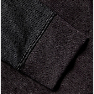 Reebok Girls' Mesh Back Jersey Jacket Caviar M