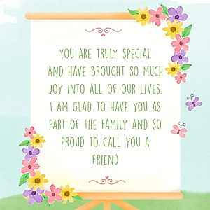 Prime Greetings Happy Birthday Card For Daughter-In-Law, Made in America, Eco-Friendly, Thick Card Stock with Premium Envelope 5in x 7.75in, Packaged in Protective Mailer