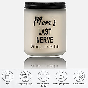 SEVEN LUCKY LIGHT Sandalwood Candles Gifts for Husband Boyfriend 48 hrs Clean Burning Soy Candles 7 Oz White Jar Candle