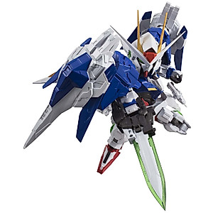 TAMASHII NATIONS Bandai Nxedge Style 00 Gundam and 00 Raiser 00 Gundam Action Figure