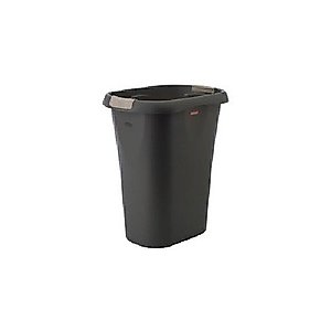 Rubbermaid 5L60 Open Top Wastebasket, 32 Quart, Brown