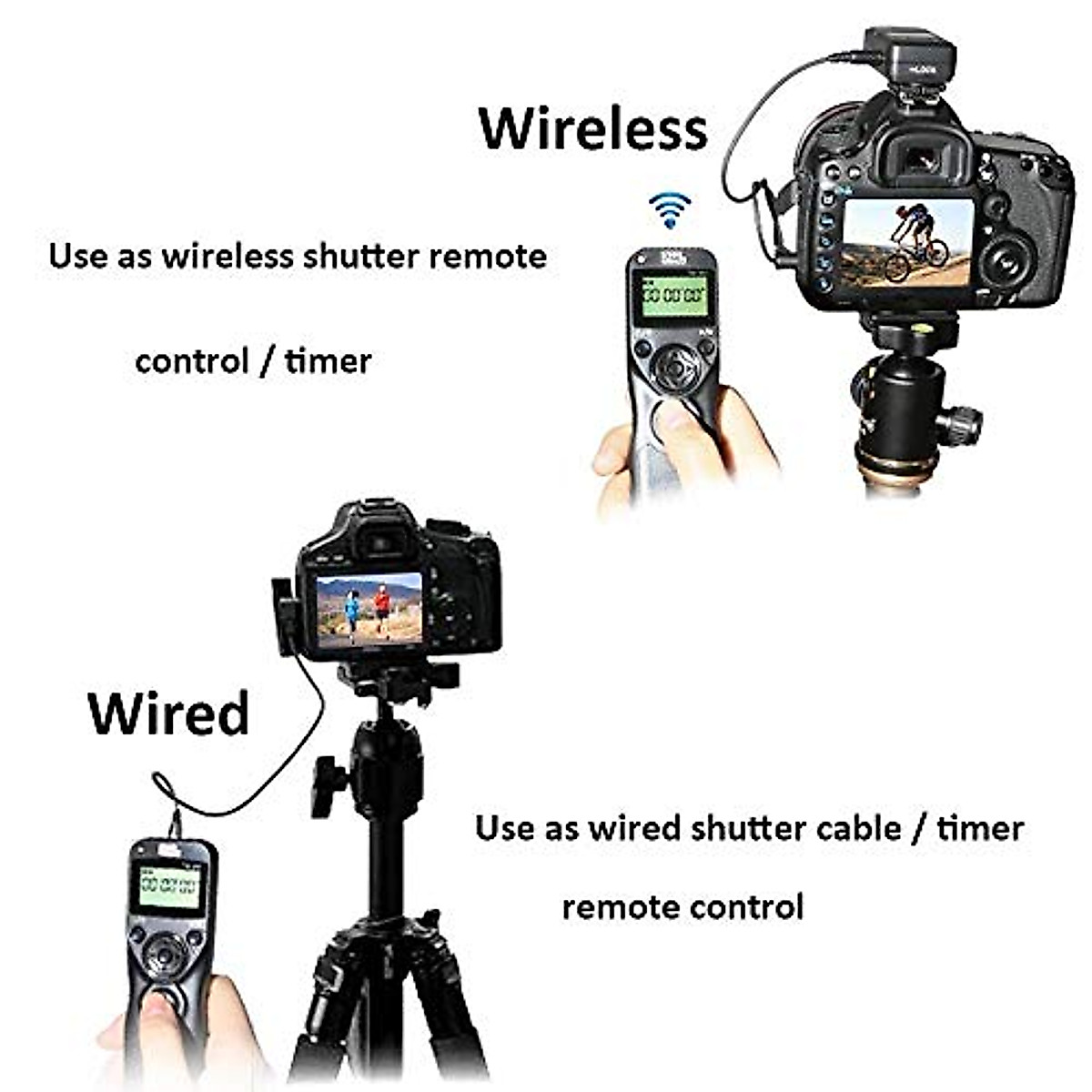 Wireless Shutter Release for Canon, Pixel TW-283 E3/N3 Wireless Remote Control Timer Shutter Release Cable for Canon EOS R EOS R5 R6 R3 1300D 1100D760D 70D 80D 90D 5D IV III 1D 6D 7D fujifilm GFX50R