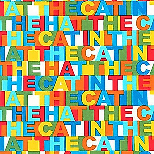 Robert Kaufman Dr Seuss The Cat in The Hat 4 Celebration Letter Collage