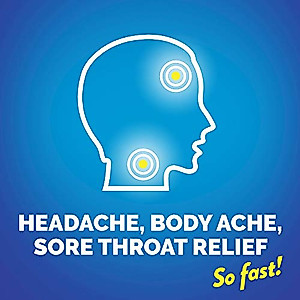 Alka-seltzer Plus Cold & Flu, Power Max Cold and Flu Medicine, Day, For Adults with Pain Reliver/Fever Reducer, Cough Suppressant, Nasal Decongestant, 24 count